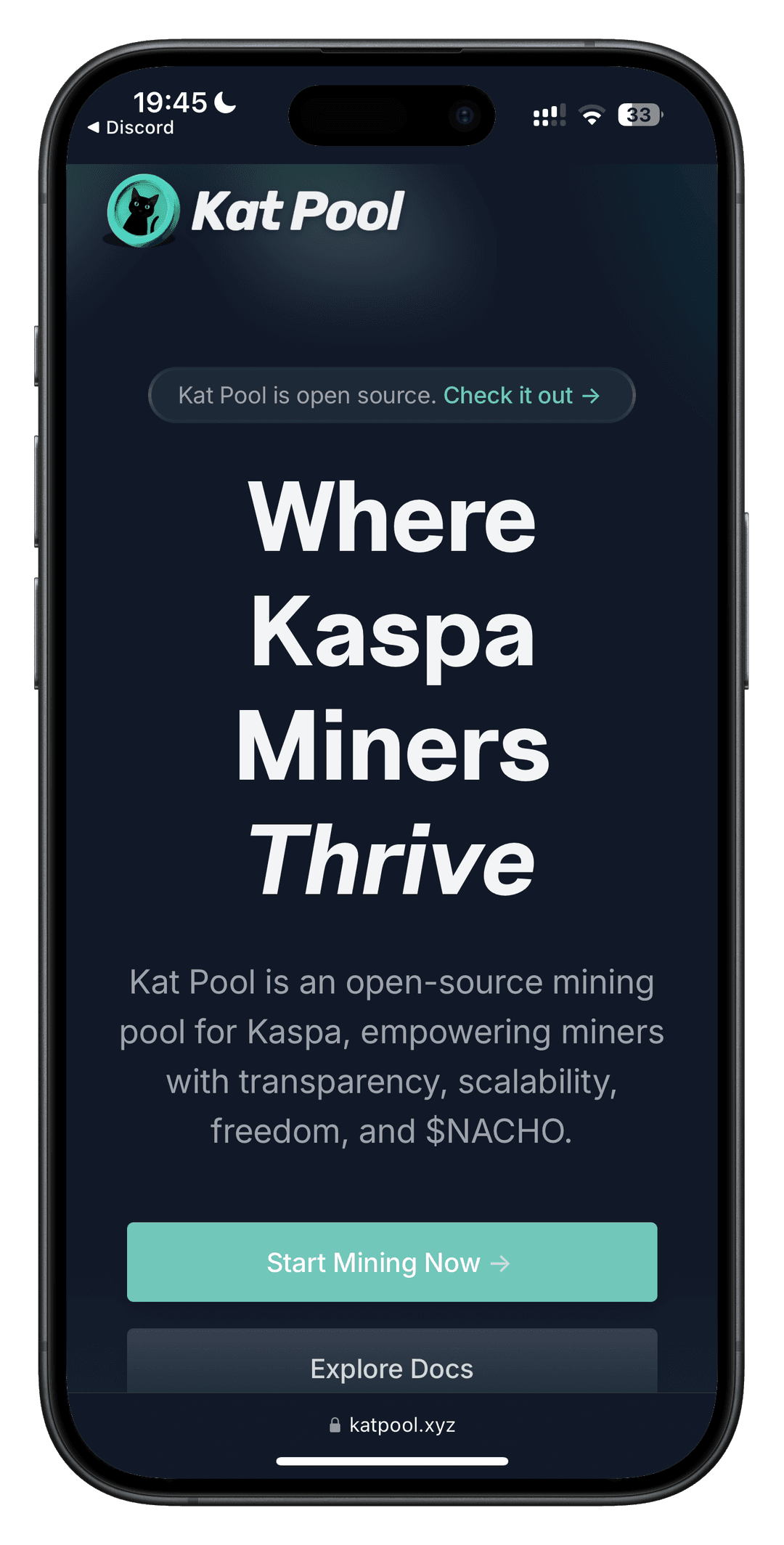 Nacho the Kat | Blue Chip Token on Kaspa – Open Source, Community, Innovation